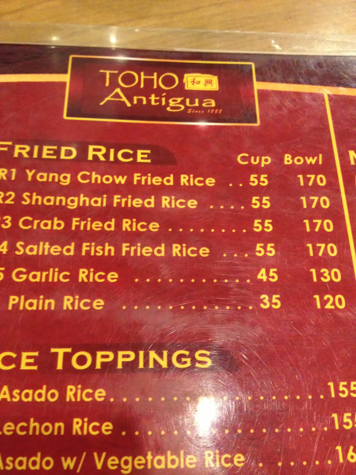 crazeemum: Tsa-a! @Toho Antigua Restaurant